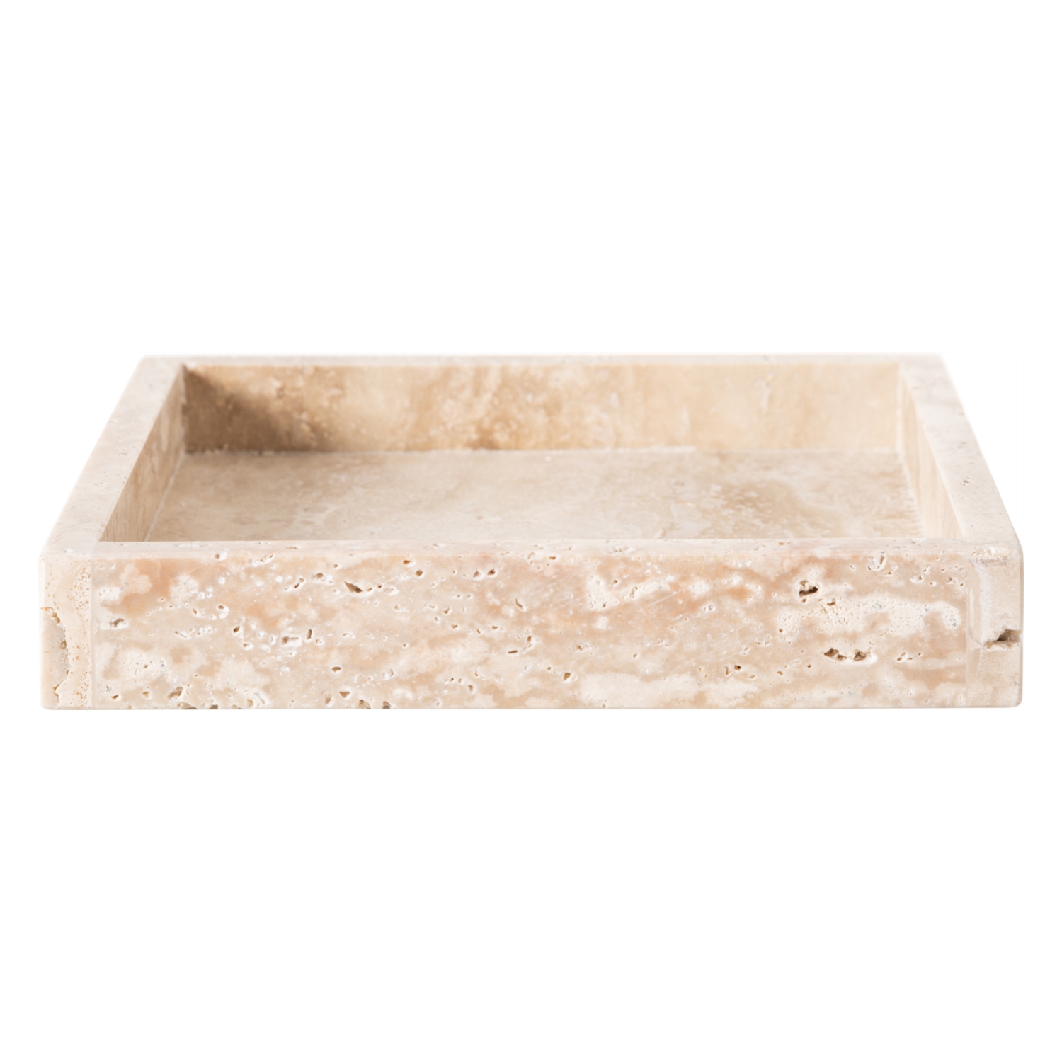 HIERA TRAVERTEN TEPSİ 20X20 CM | mudo
