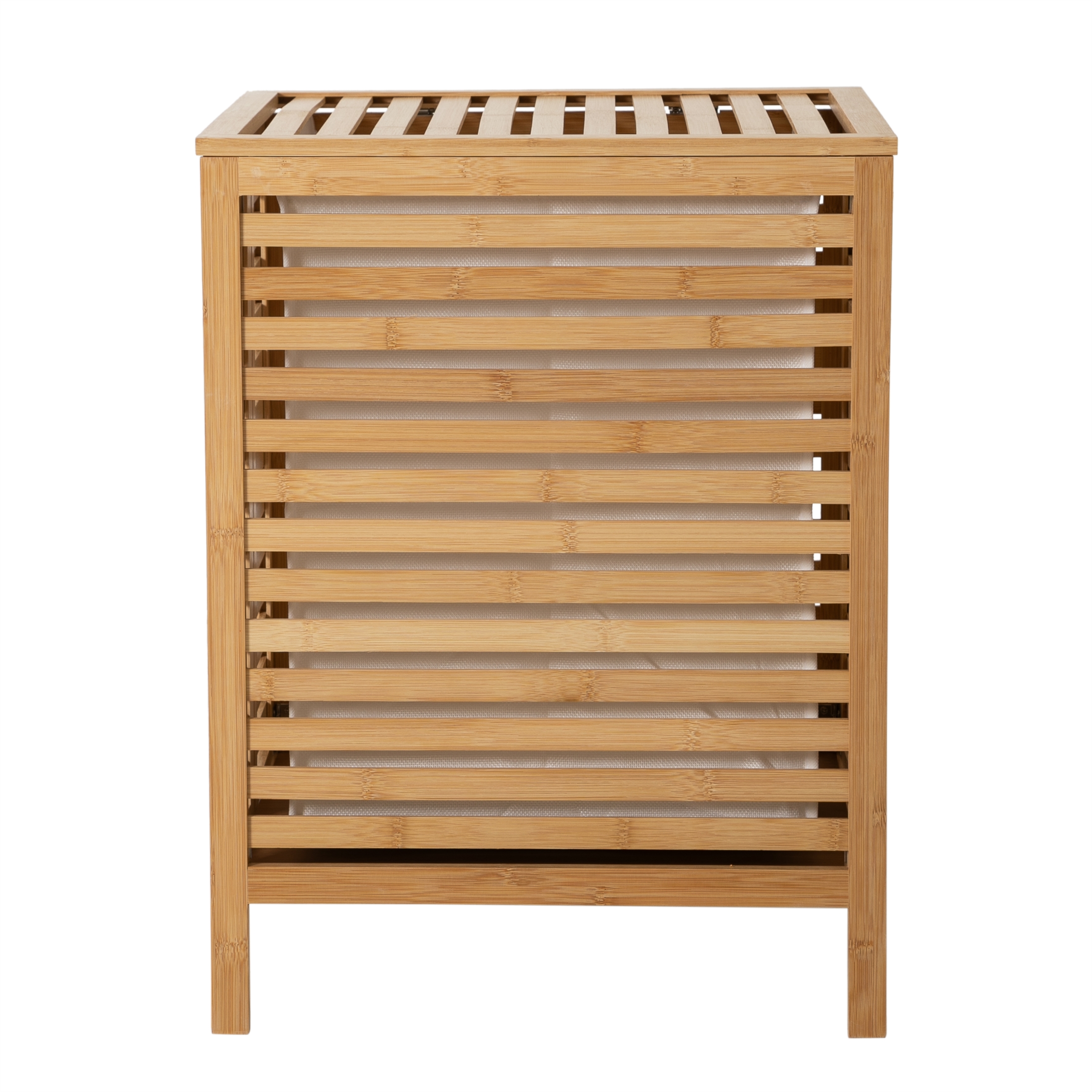 CAVALLA KAPAKLI BAMBU ÇAMAŞIR SEPETİ 40X45X60 | mudo