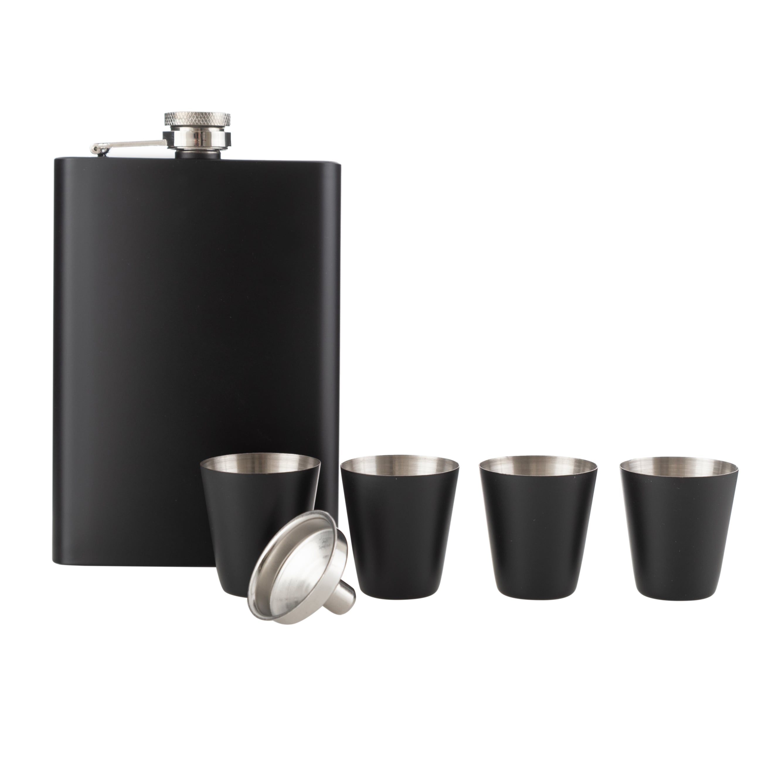 SİYAH MATARA SETİ 9 Oz | mudo